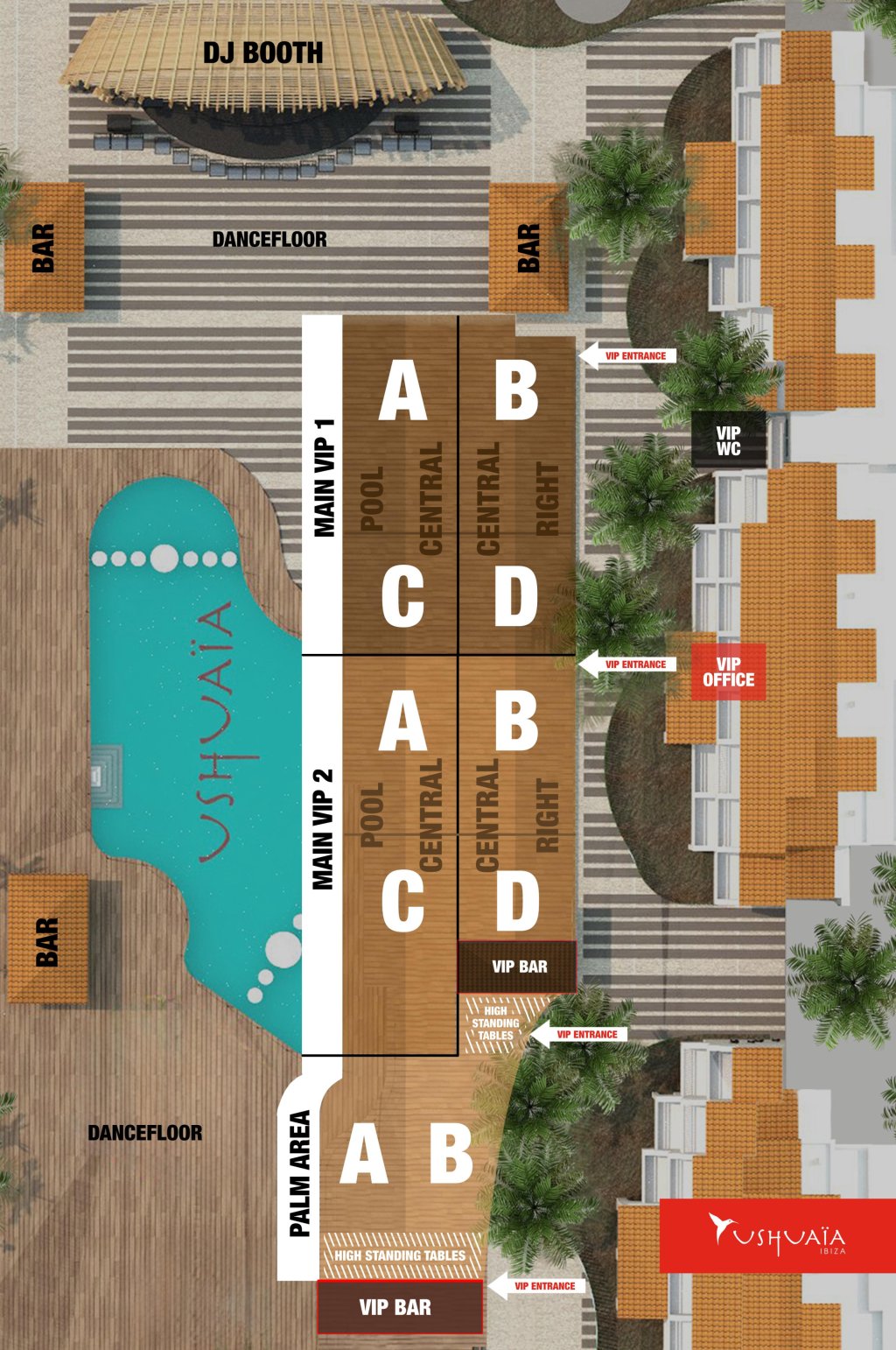 VIP MAP | Ushuaïa Ibiza